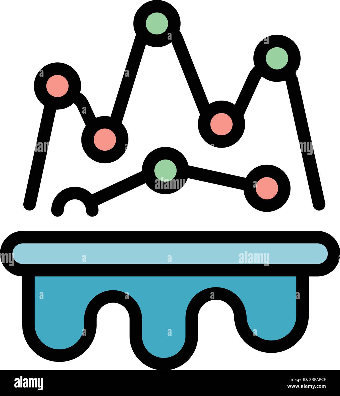 Population growth icon outline vector. Customer team. Data social color ...