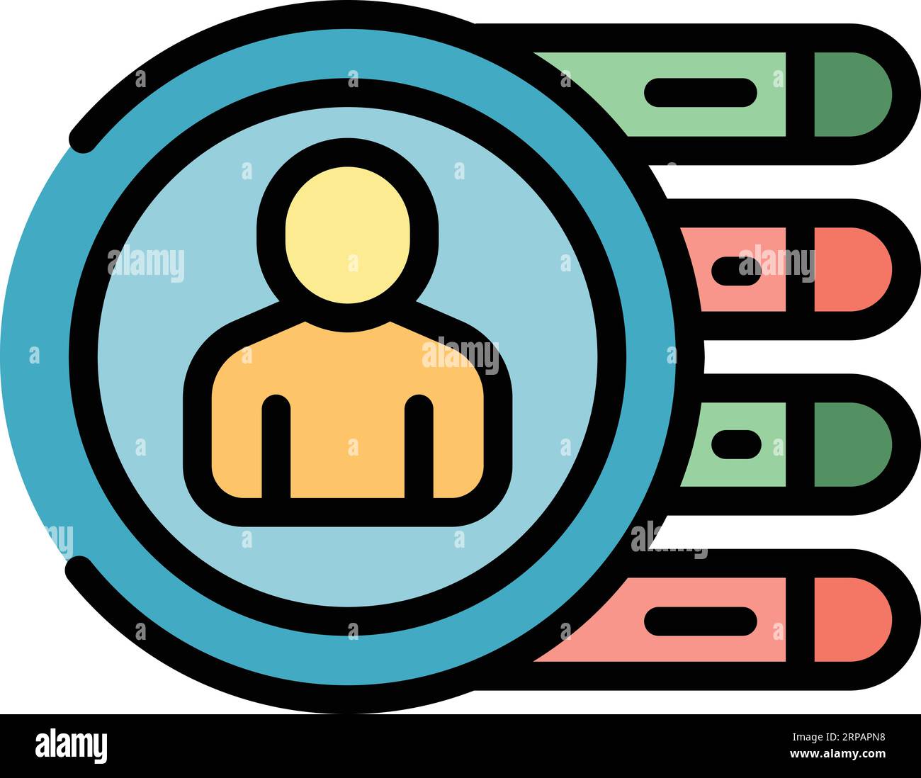 Human economic growth icon outline vector. Team increase. Family chart ...
