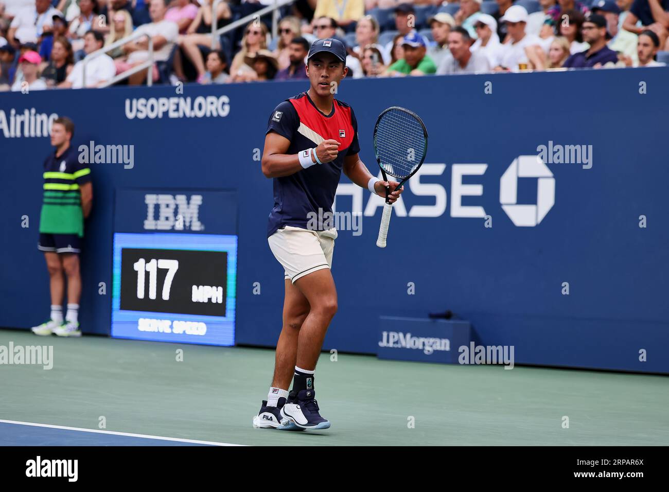 New York, New York, USA. 3rd Sep, 2023. Rinky Hijikata (AUS) in action ...