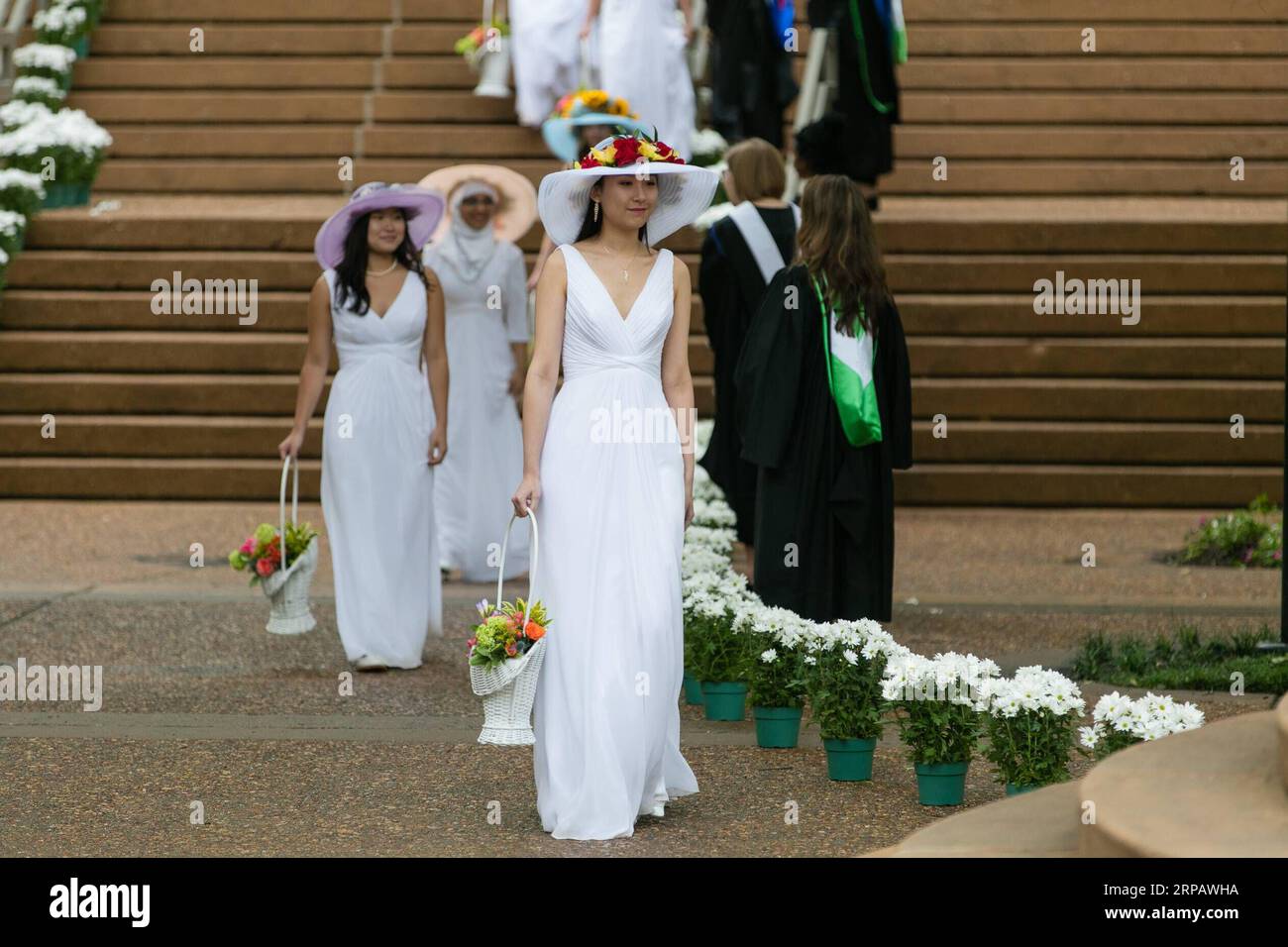 (190519) -- DALLAS (U.S.), May 19, 2019 -- A graduate attends the ...