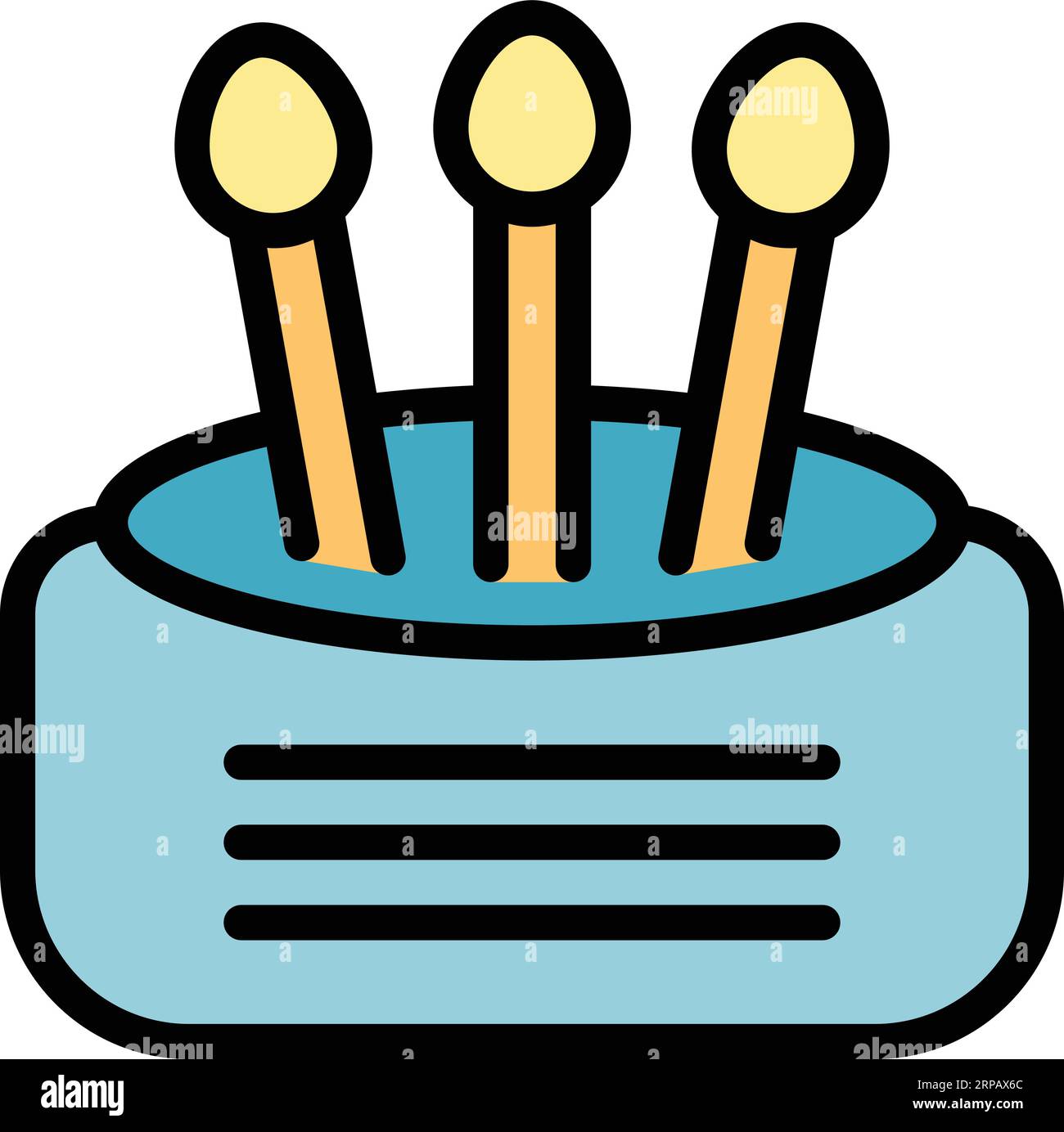 Medical sterile swab stick Stock Vector Images - Alamy