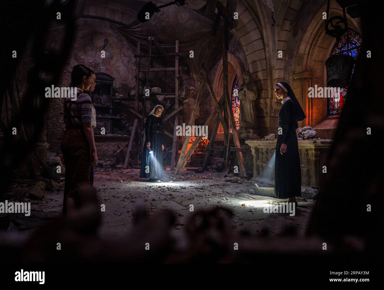 Undated film still from The Nun II. Pictured: Katelyn Rose Downey as ...