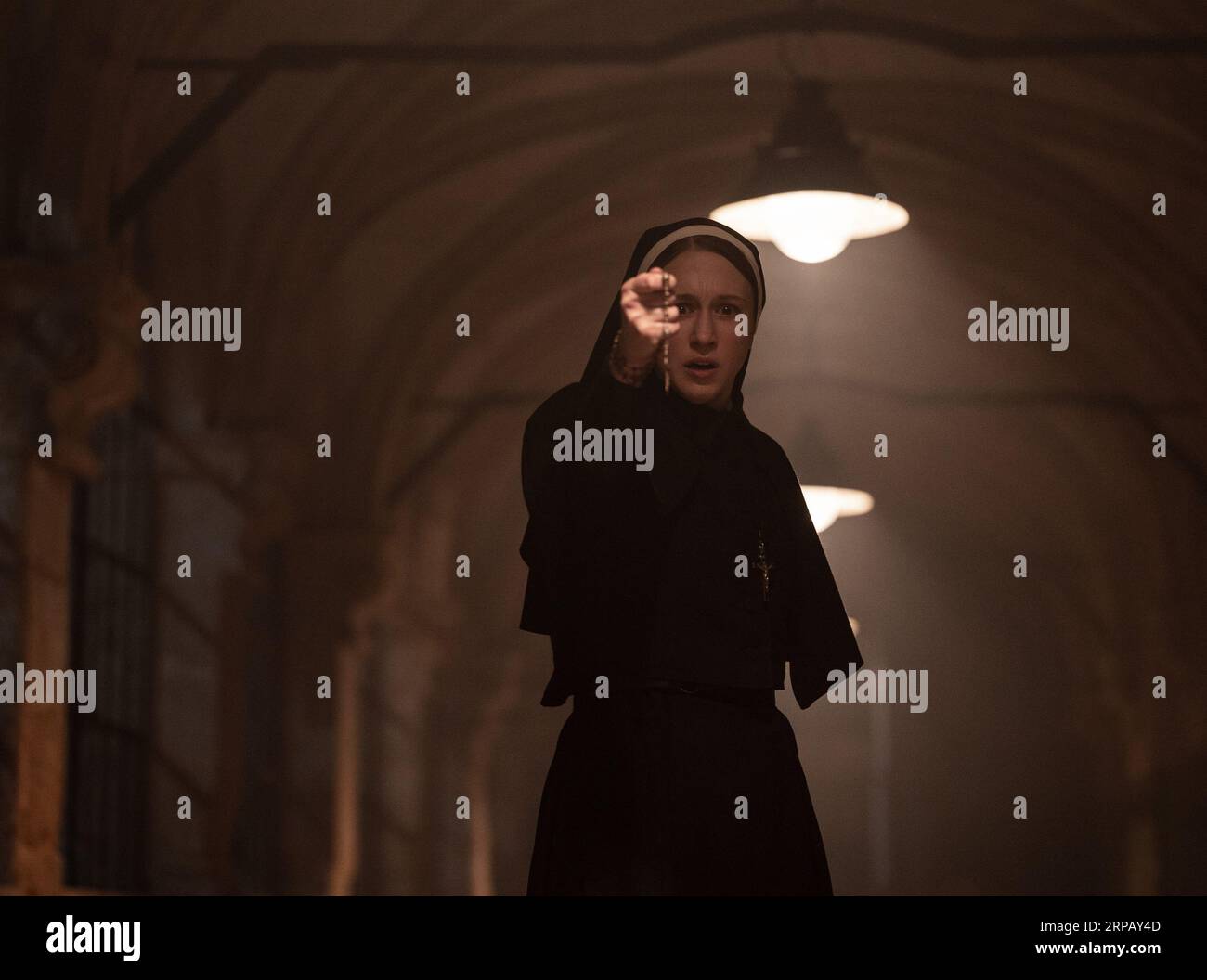Undated film still from The Nun II. Pictured: Taissa Farmiga as Sister ...