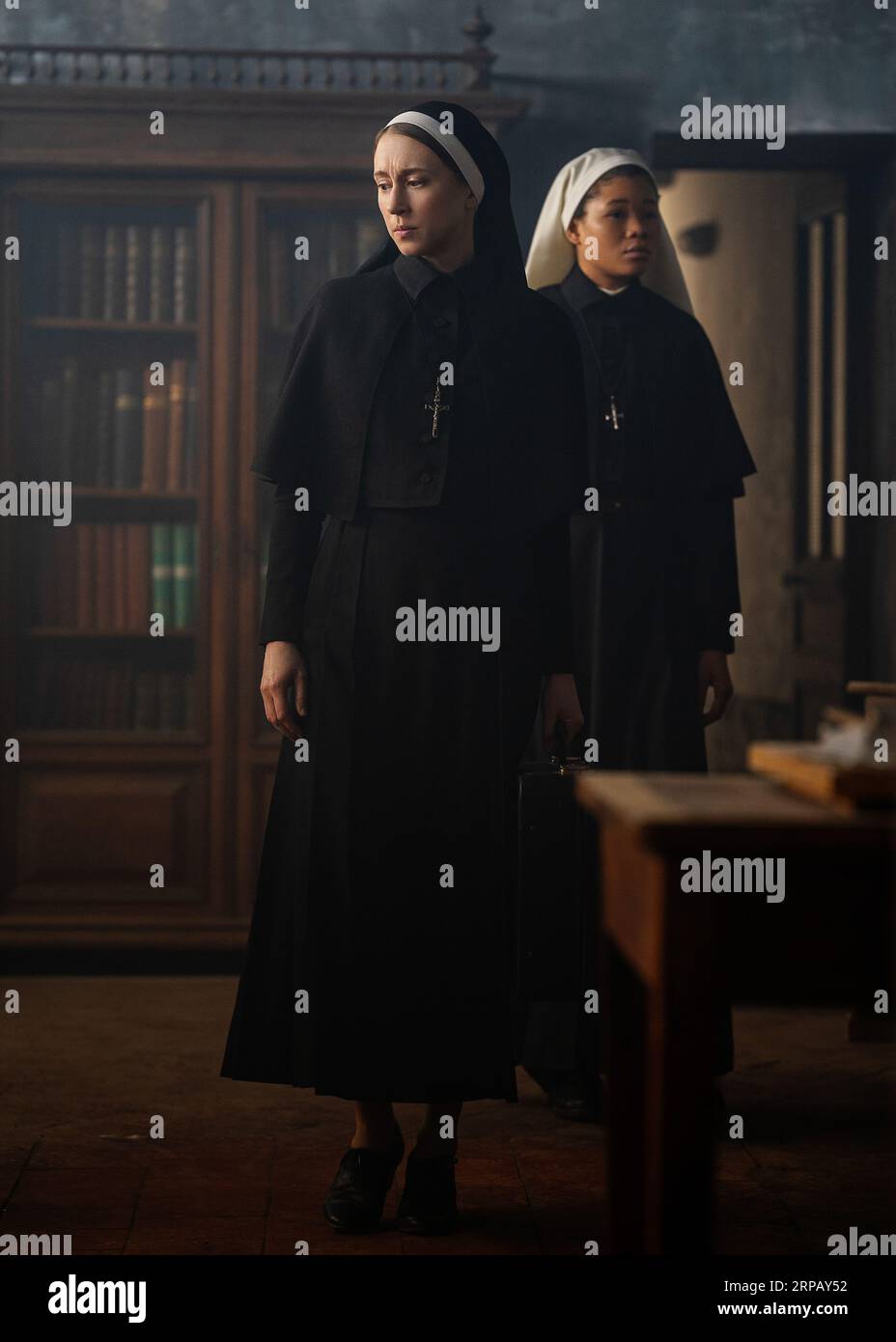 Undated Film Still From The Nun Ii Pictured Taissa Farmiga As Sister Irene And Storm Reid As
