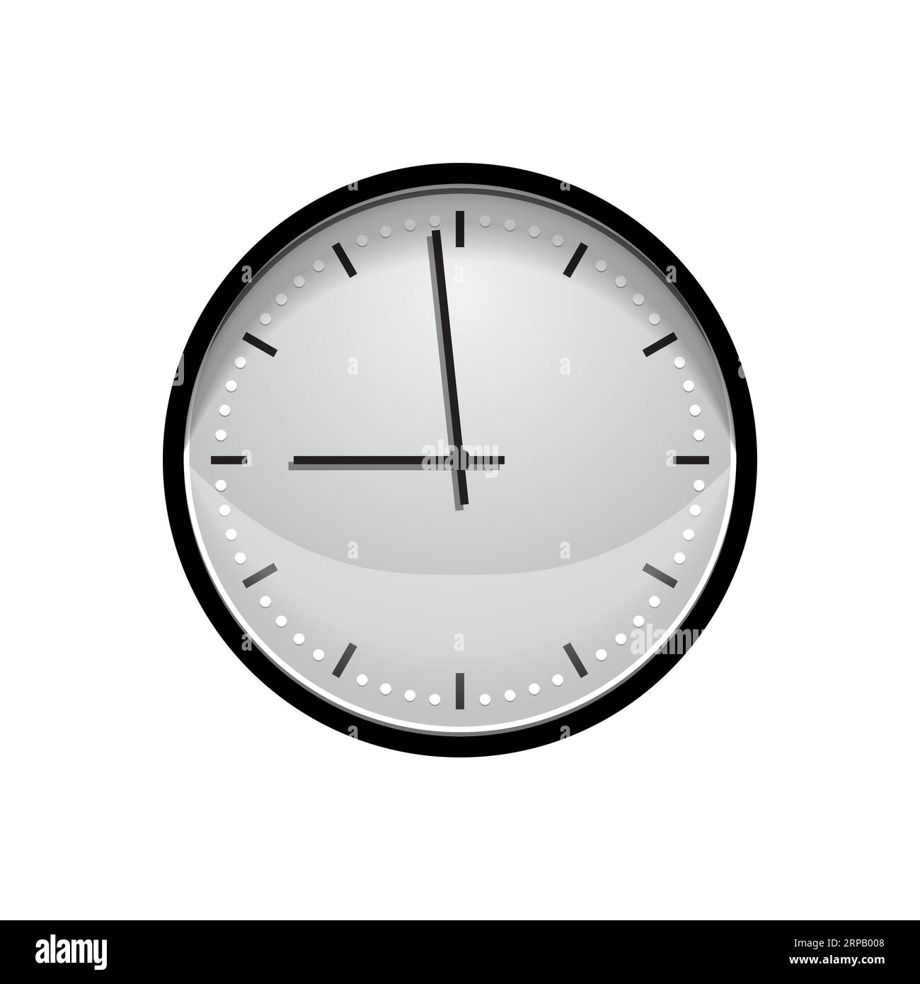 Clock wall watch circle design Stock Vector Image & Art - Alamy