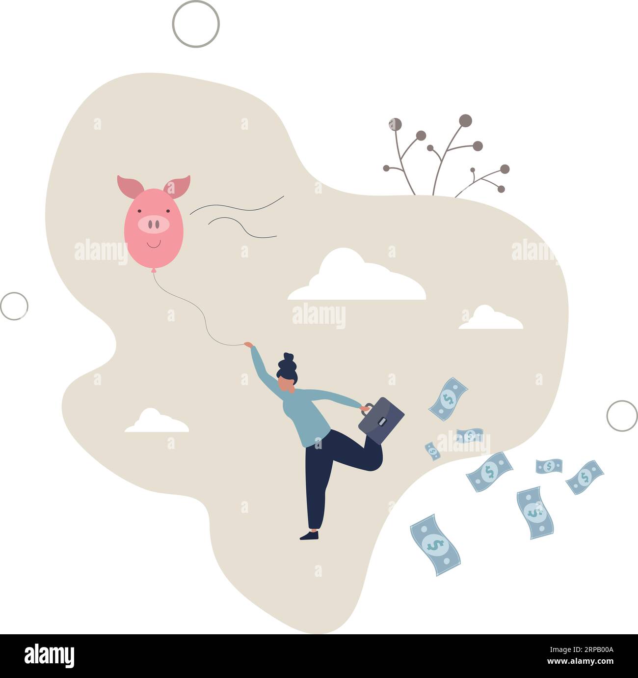 Financial independence Stock Vector Images - Alamy