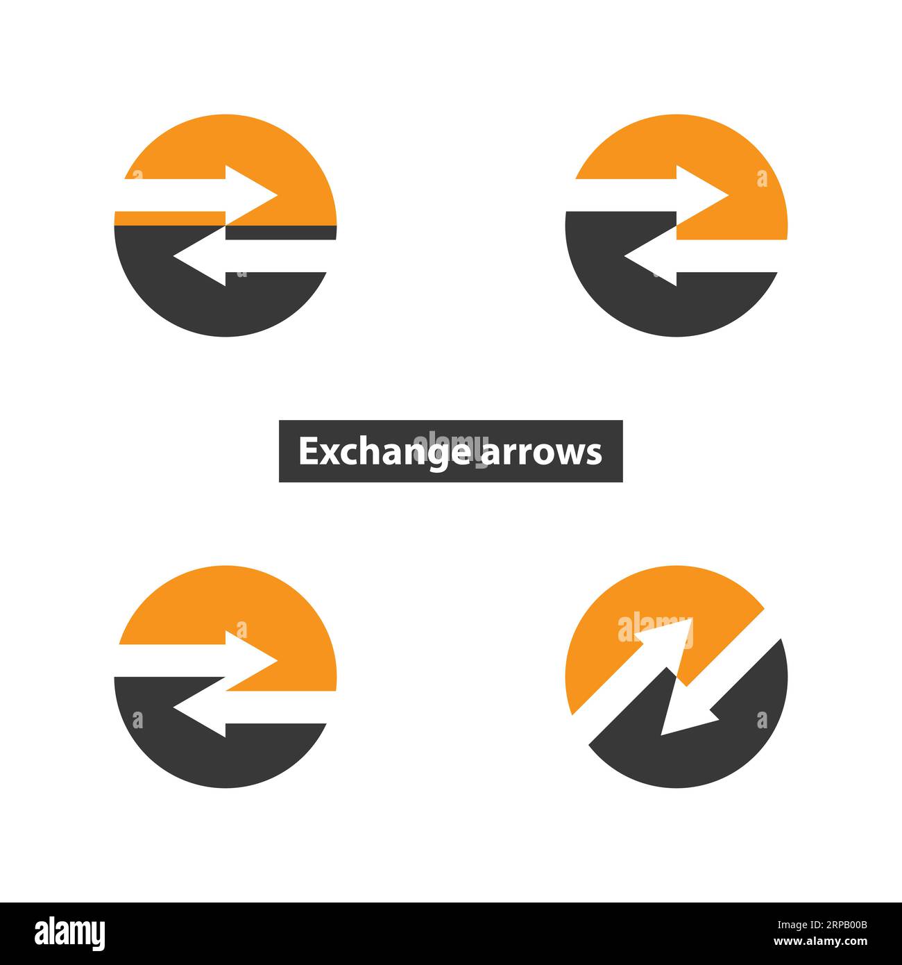 Two arrows opposite direction hi-res stock photography and images - Alamy