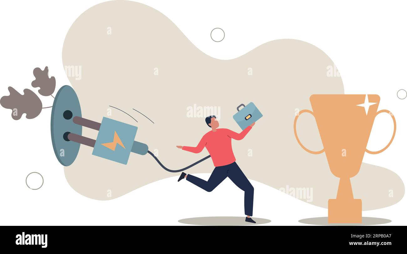 Try too hard, business limit or mistake causing failure, almost success ...