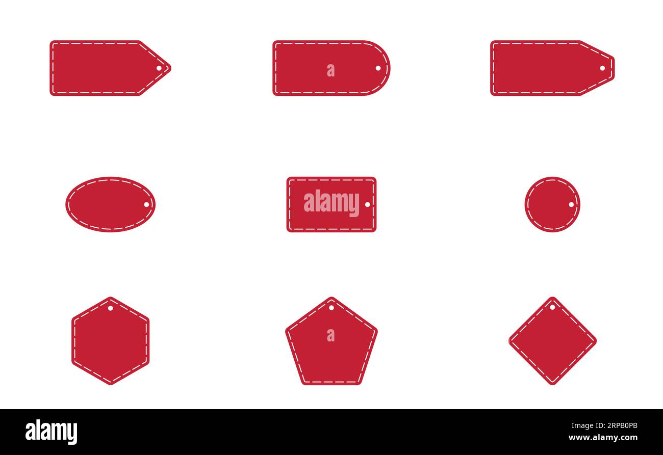 Empty price tag label banner Stock Vector Image & Art - Alamy