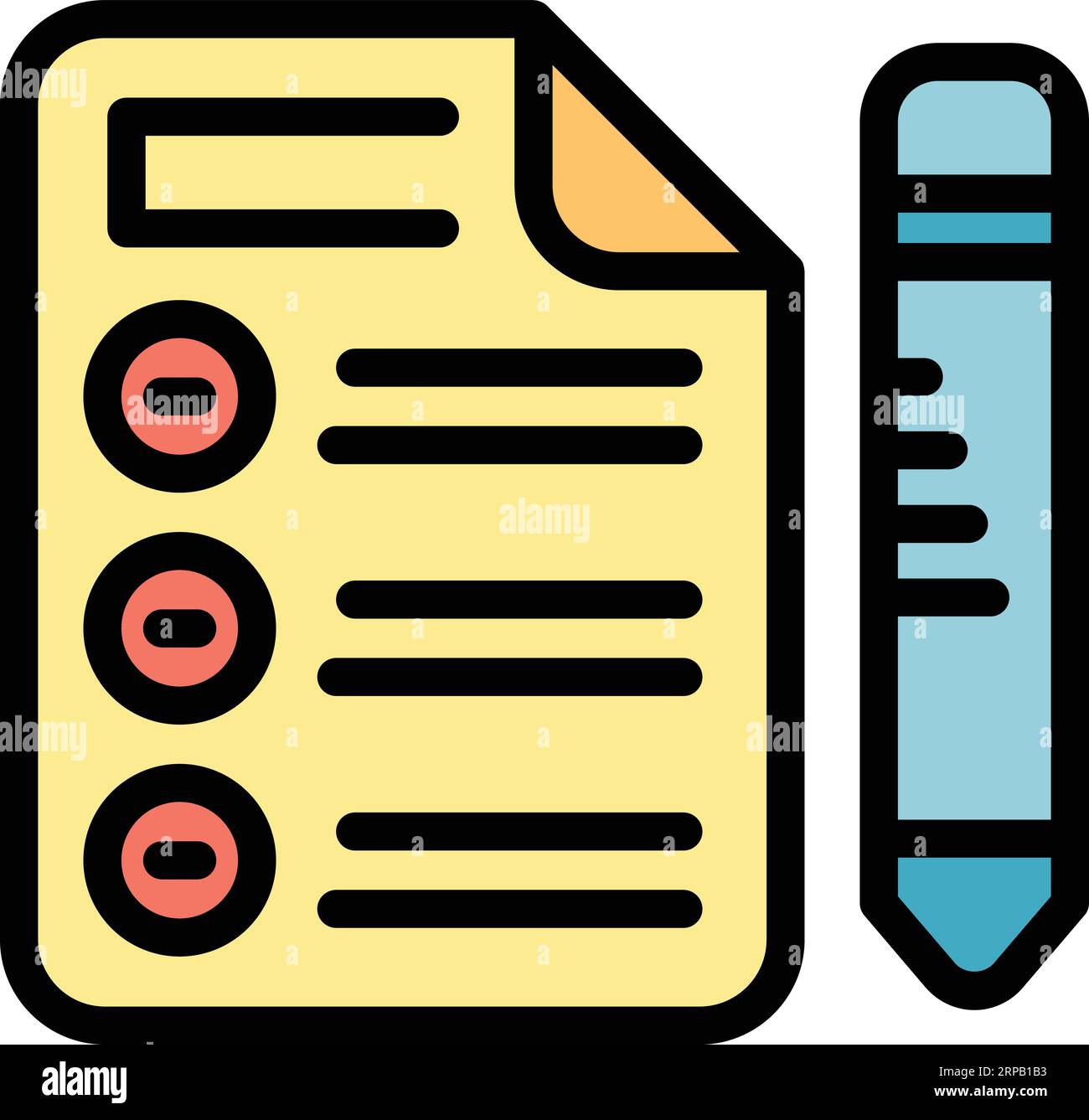 Study test icon outline vector. Safety class. Distance return color ...