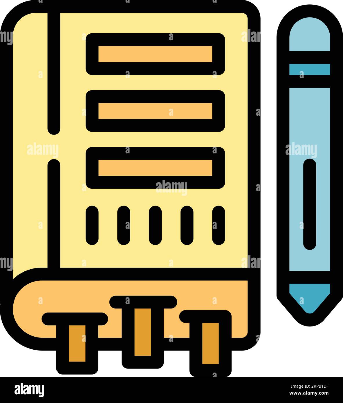 School book icon outline vector. Child study. Safe return in school ...