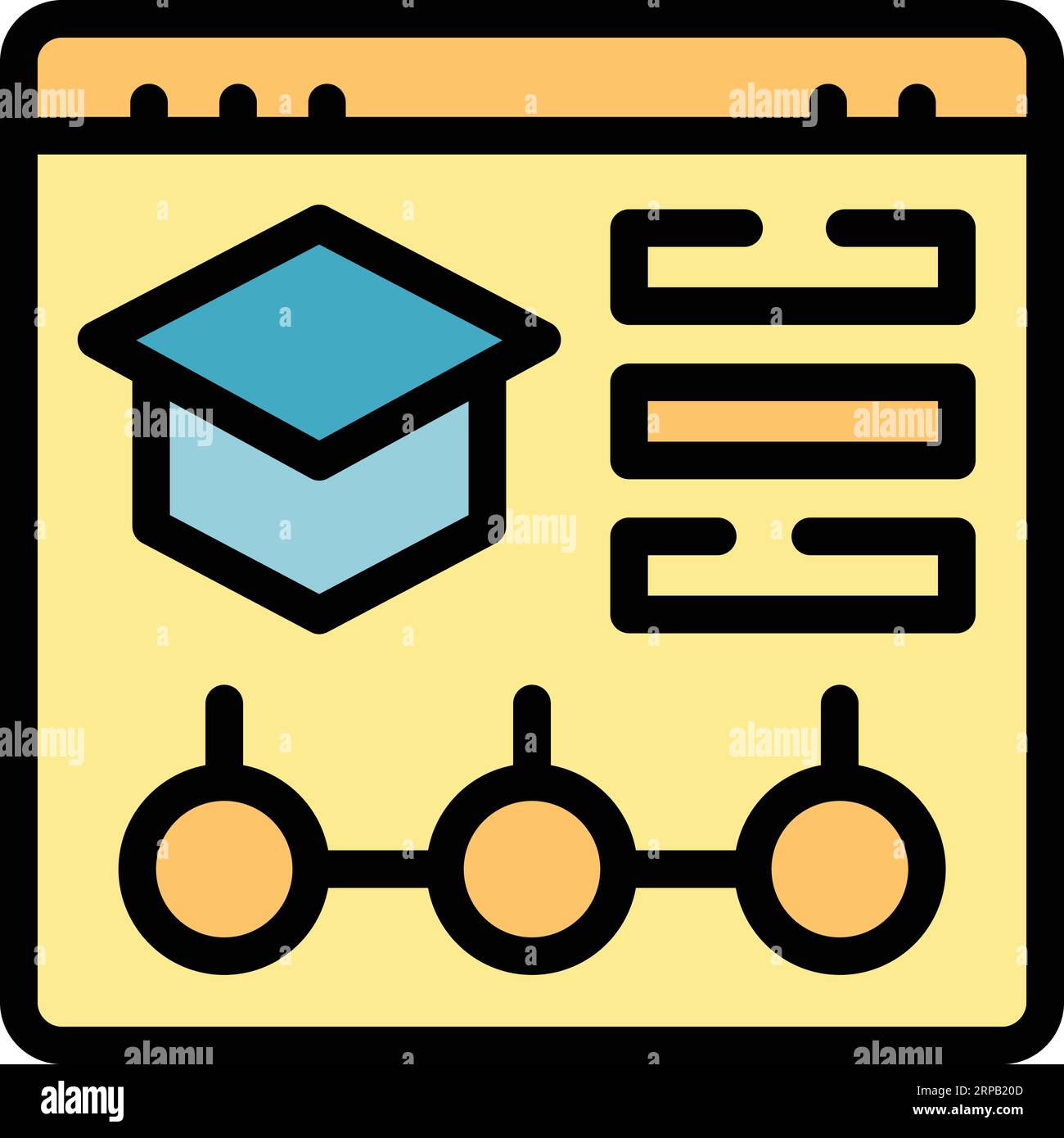 Online school icon outline vector. School return. Safety student color ...