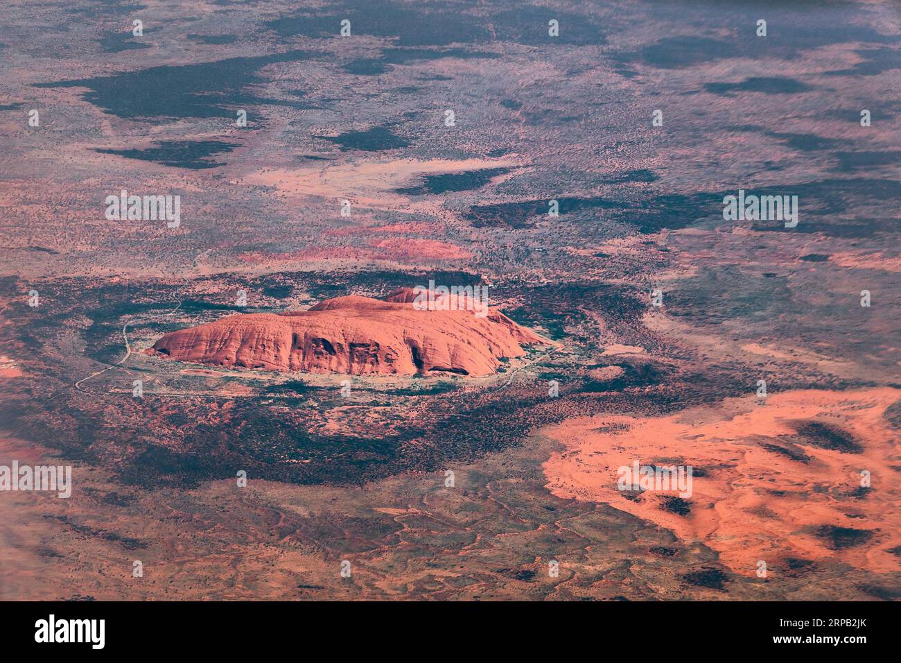 Aerial view of uluru hi-res stock photography and images - Alamy