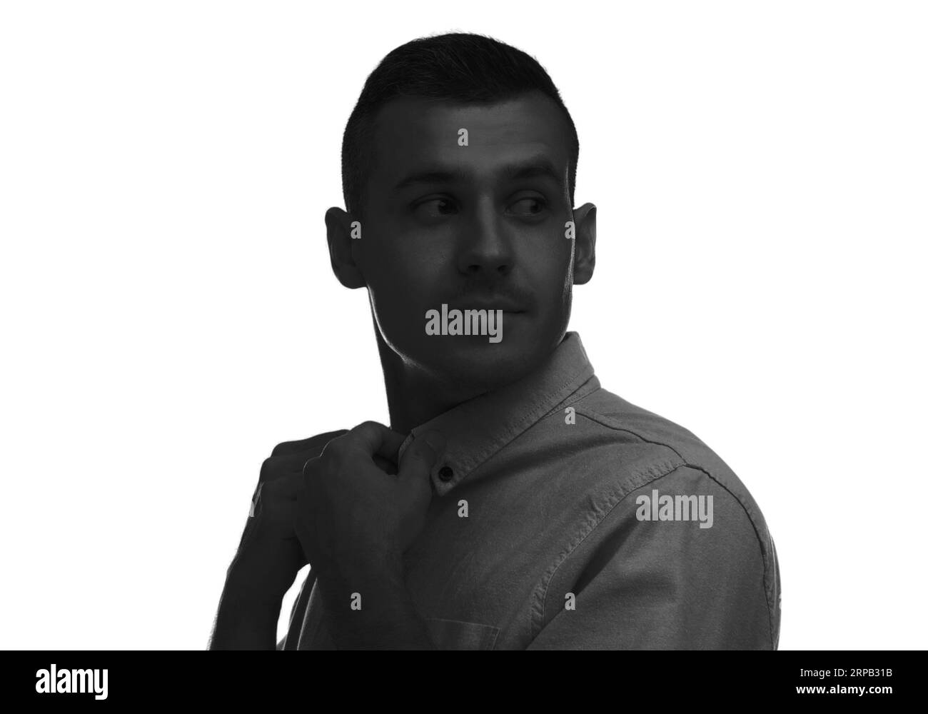 Confident outline Black and White Stock Photos & Images - Alamy