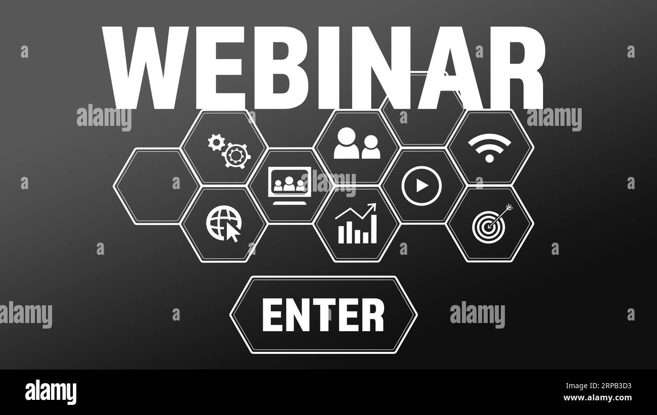 Webinar teach Black and White Stock Photos & Images - Alamy
