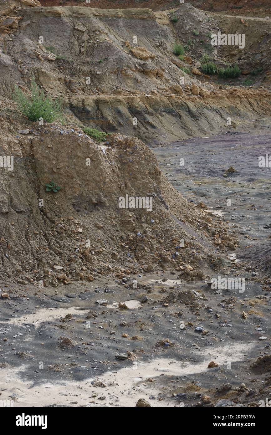 Colors and Structures in the Quarry Stock Photo - Alamy