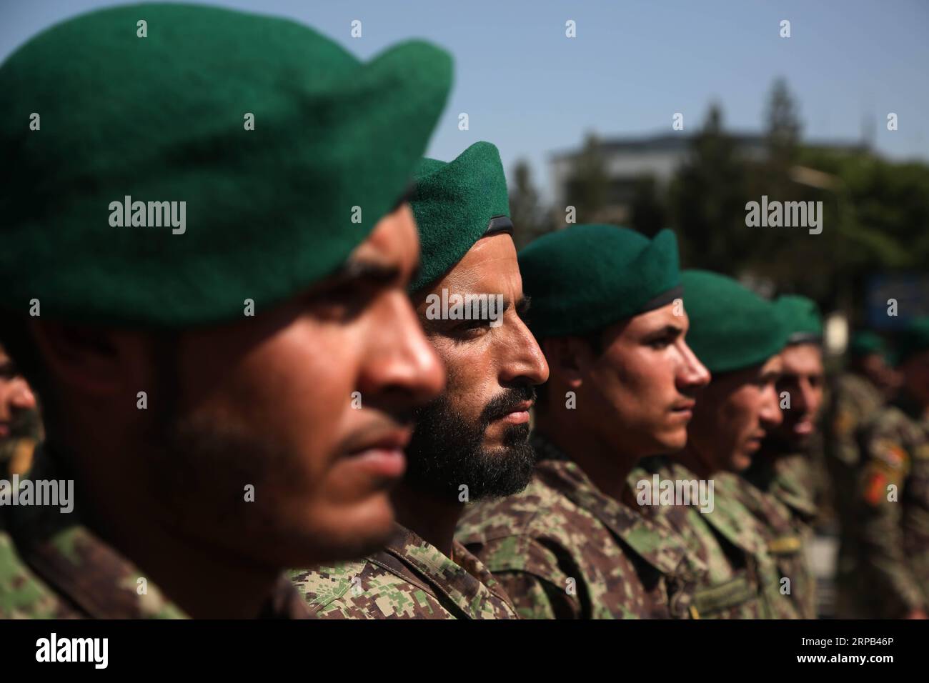 (190527) -- AFGHANISTAN, May 27, 2019 -- Afghan army soldiers take part ...