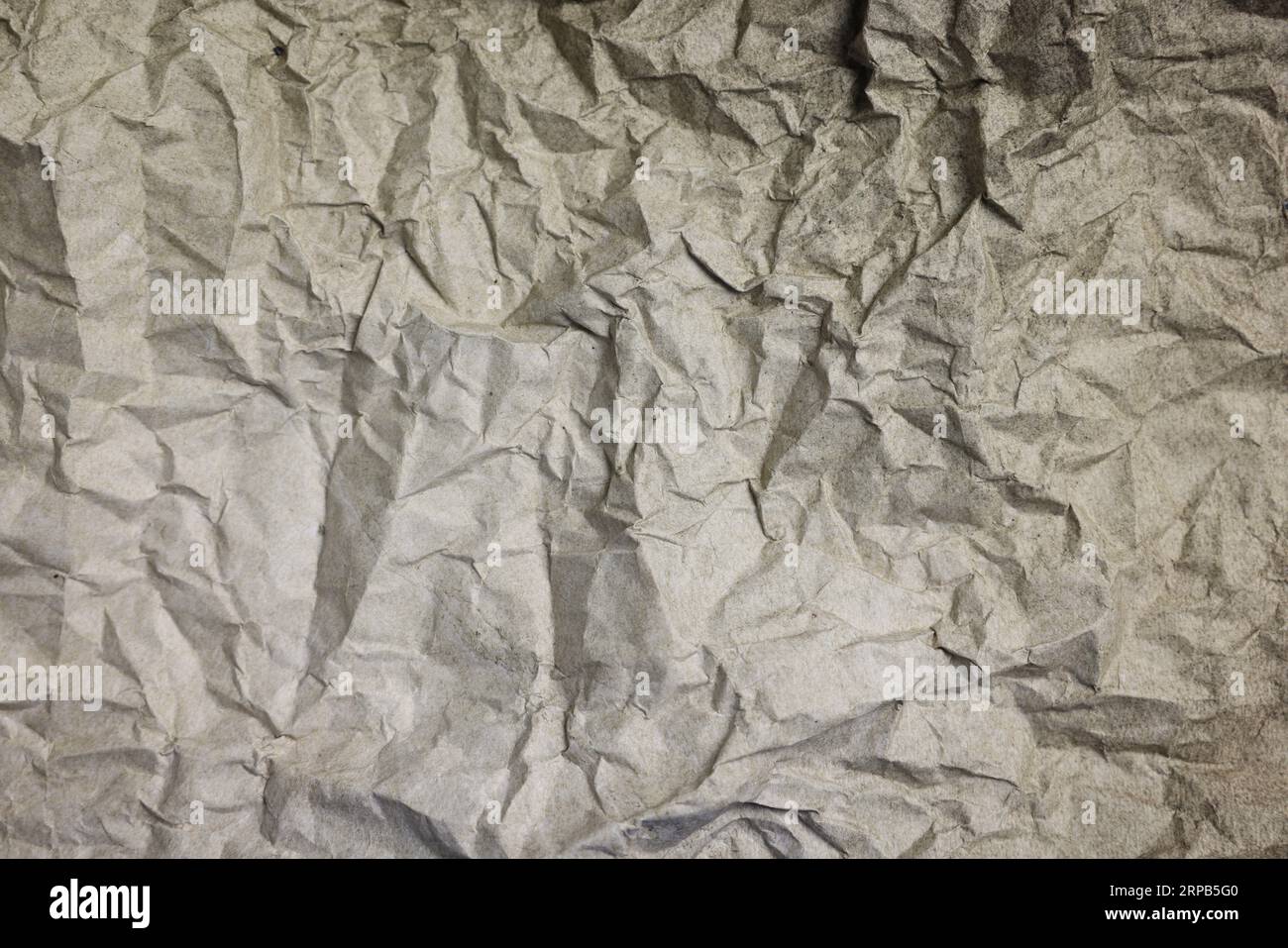 Texture of crumpled parchment paper as background, top view Stock Photo ...