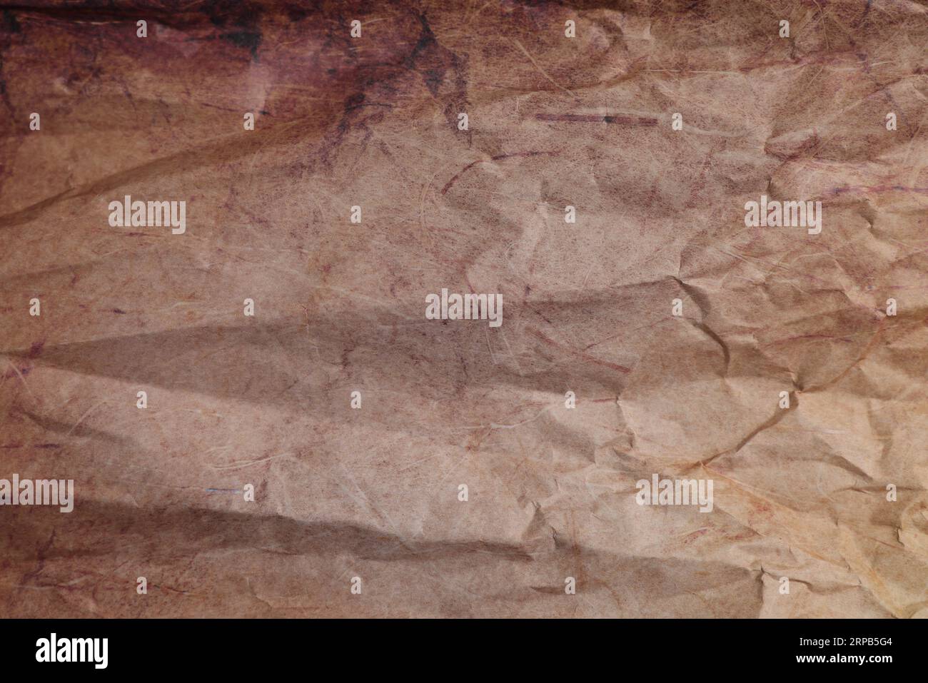 Texture of crumpled parchment paper as background, top view Stock Photo ...