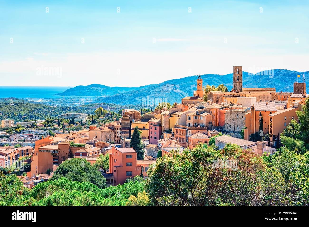 The city of Grasse on the French Riviera Stock Photo - Alamy