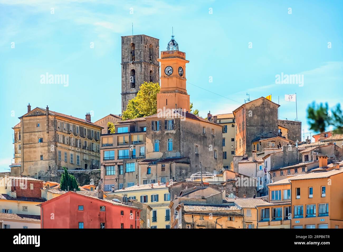 The city of Grasse on the French Riviera Stock Photo - Alamy