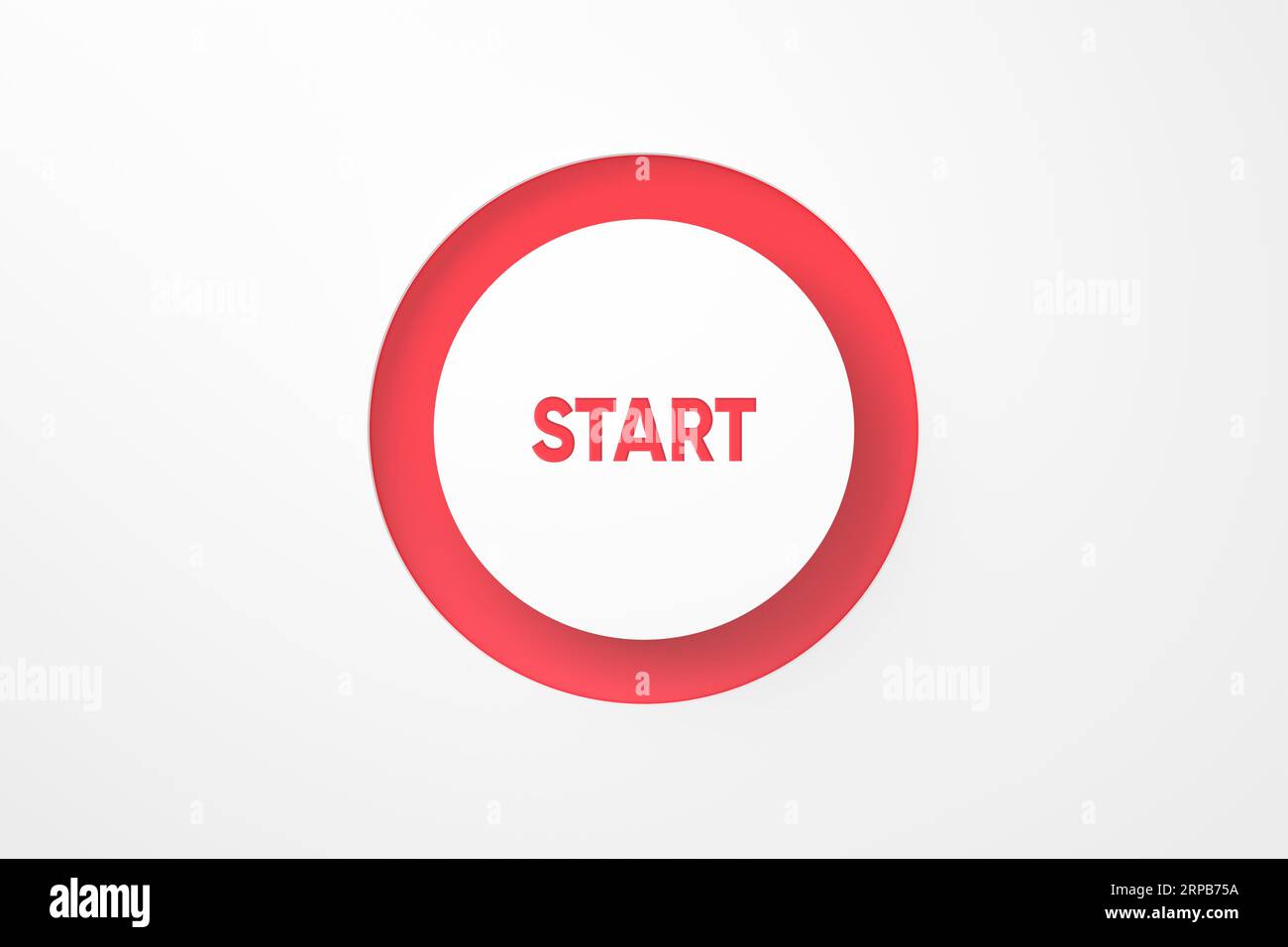 New beginning, business startup or to start a new career concepts. Push ...