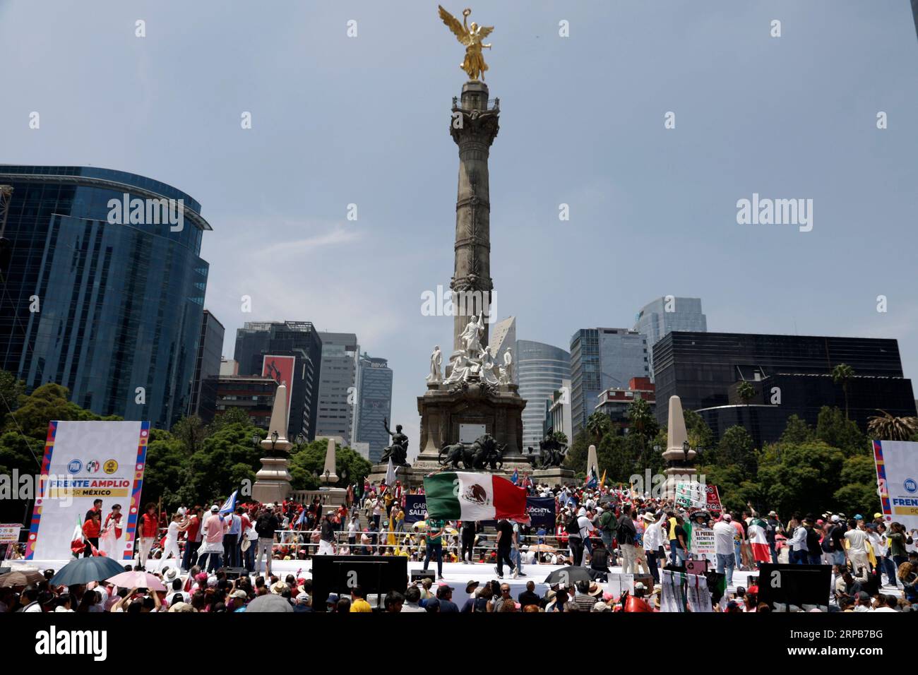 Non Exclusive: September 3, 2023, Mexico City, Mexico: Supporters of ...