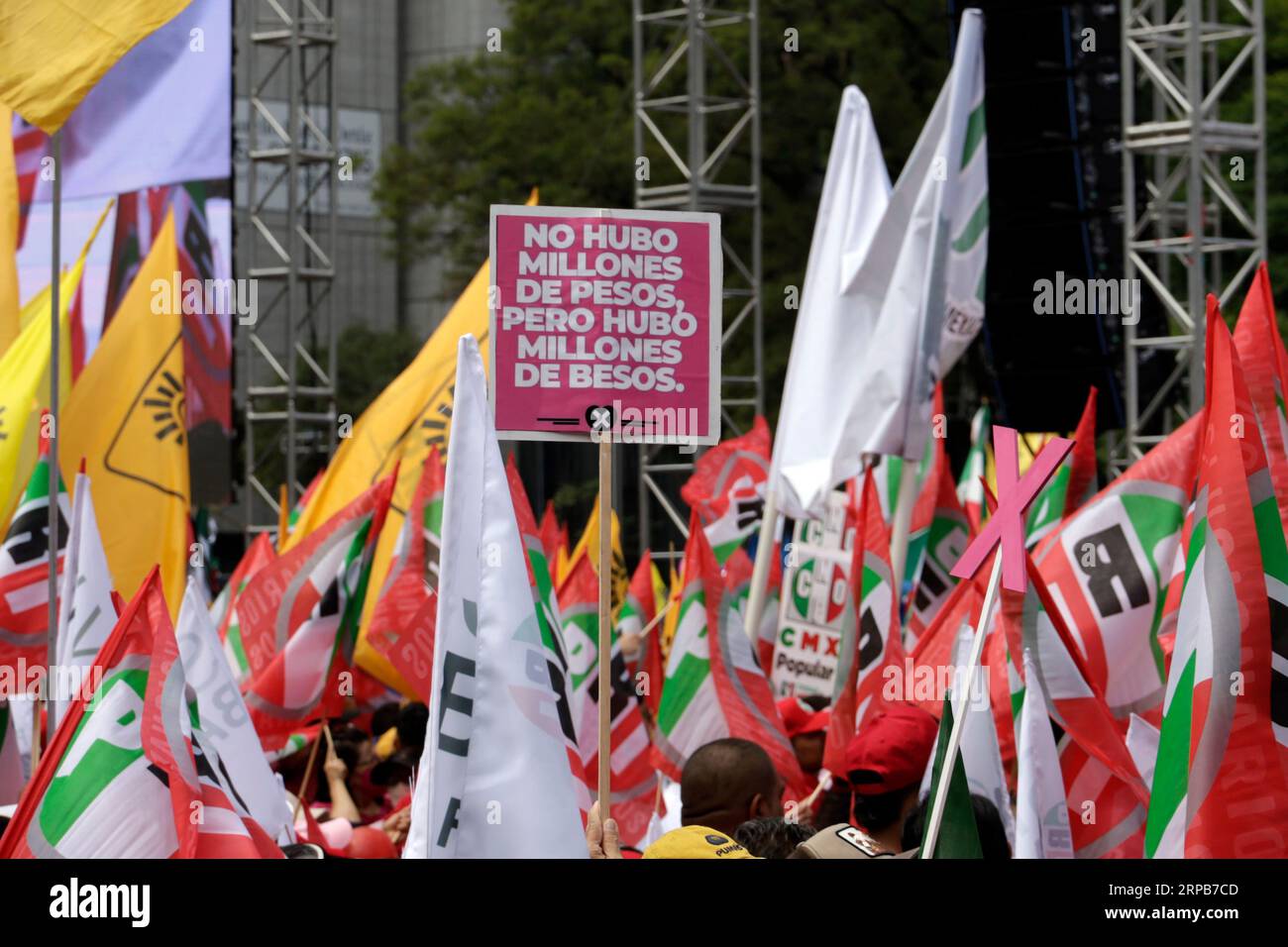 Non Exclusive: September 3, 2023, Mexico City, Mexico: Supporters of ...