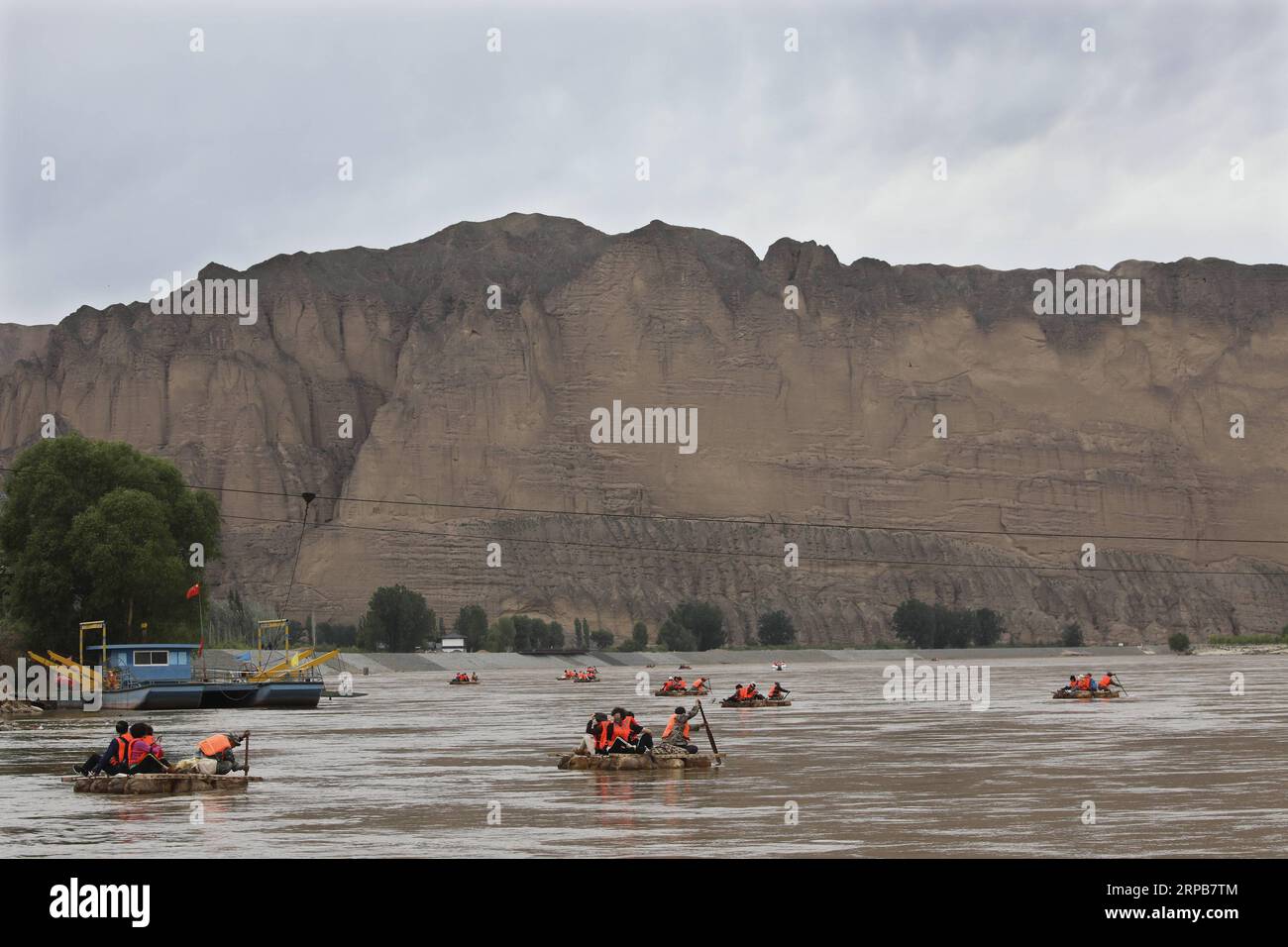 Sheepskin raft hi-res stock photography and images - Alamy