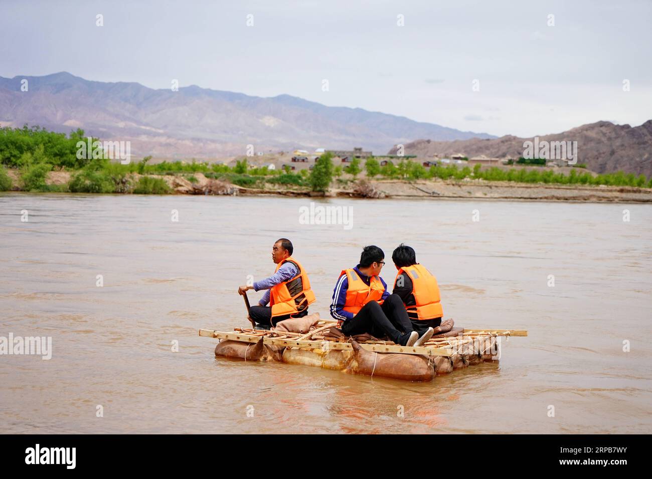 Sheepskin raft hi-res stock photography and images - Alamy