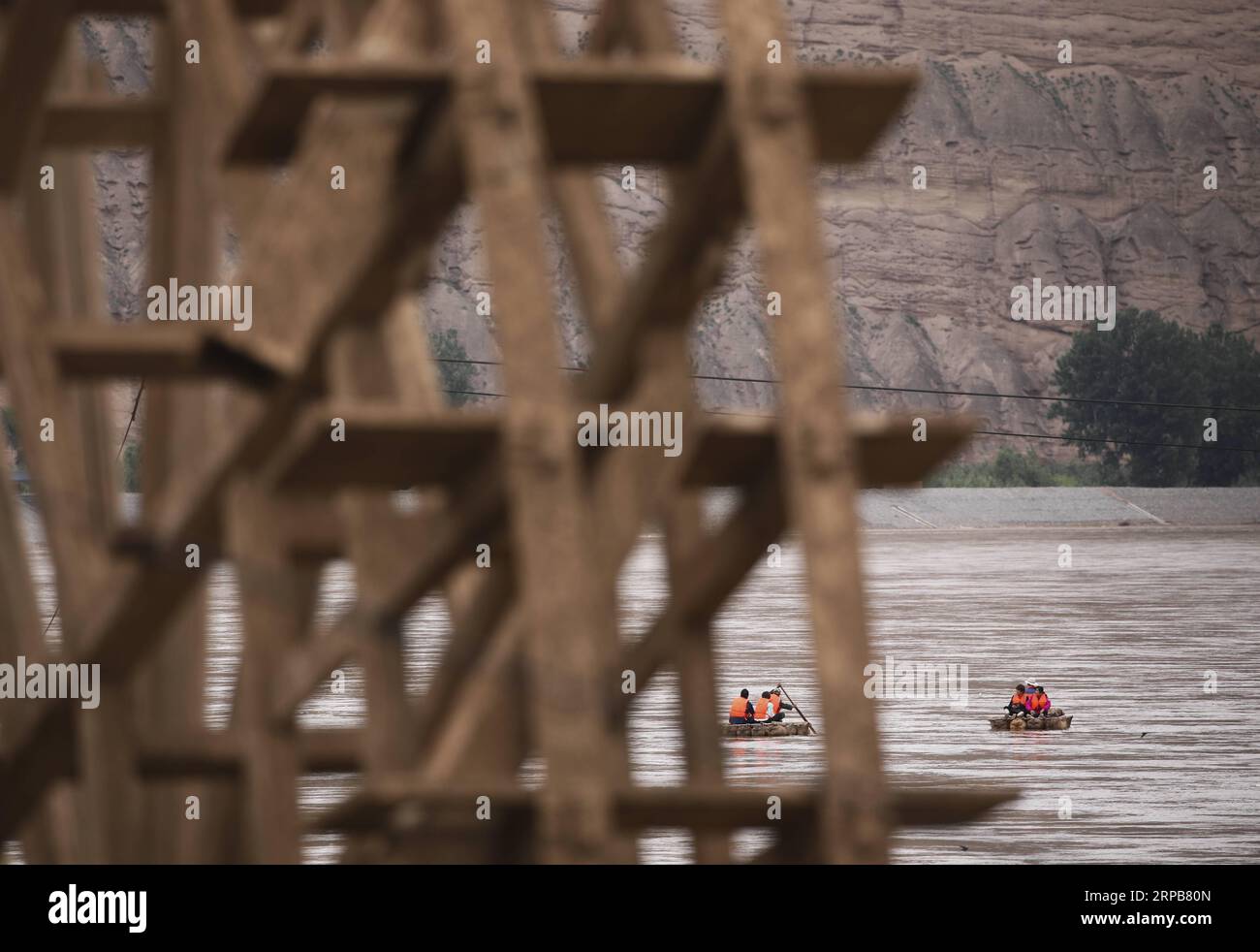 Sheepskin raft hi-res stock photography and images - Alamy