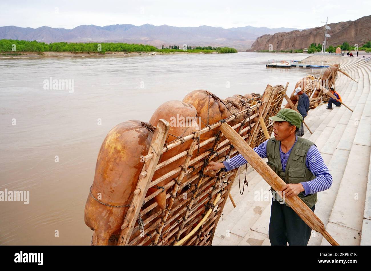 Sheepskin raft hi-res stock photography and images - Alamy