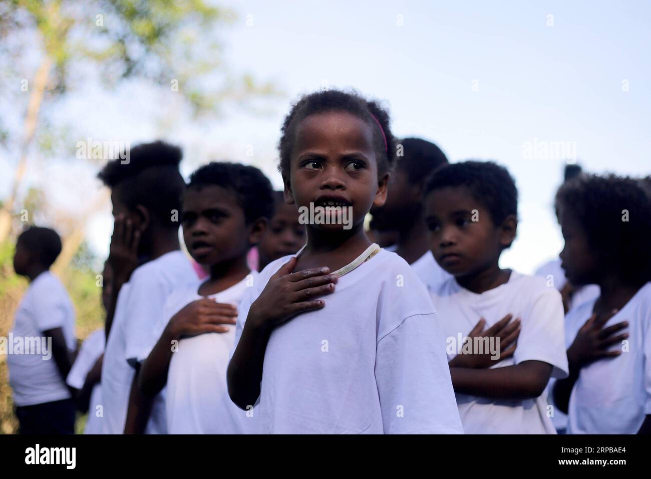 (190603) -- PAMPANGA PROVINCE, June 3, 2019 -- Children from the ...