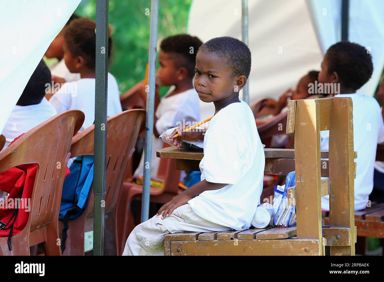 (190603) -- PAMPANGA PROVINCE, June 3, 2019 -- Children from the ...