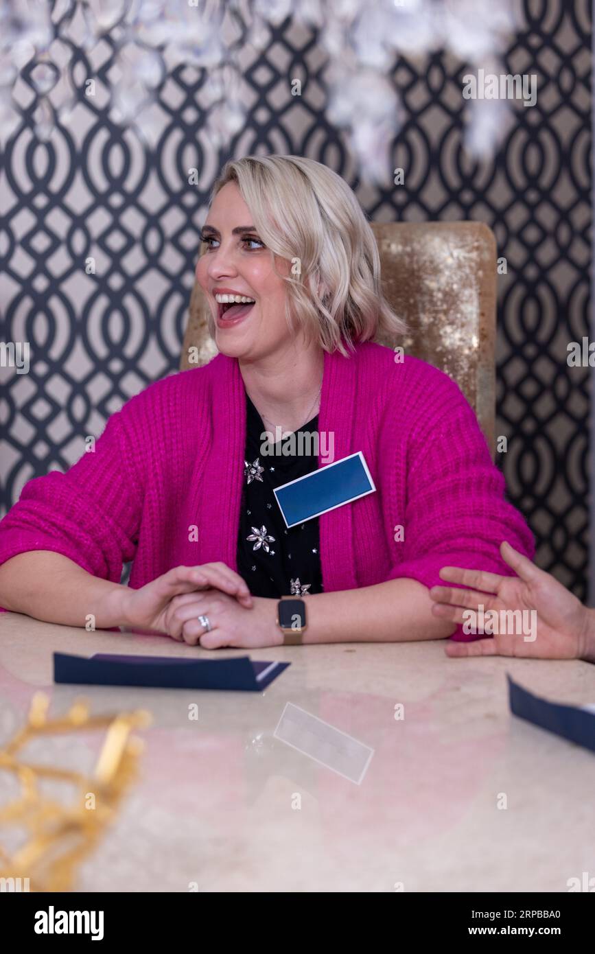 London UK, 27th Jan 2022: The famous singer Claire Richards is an ...