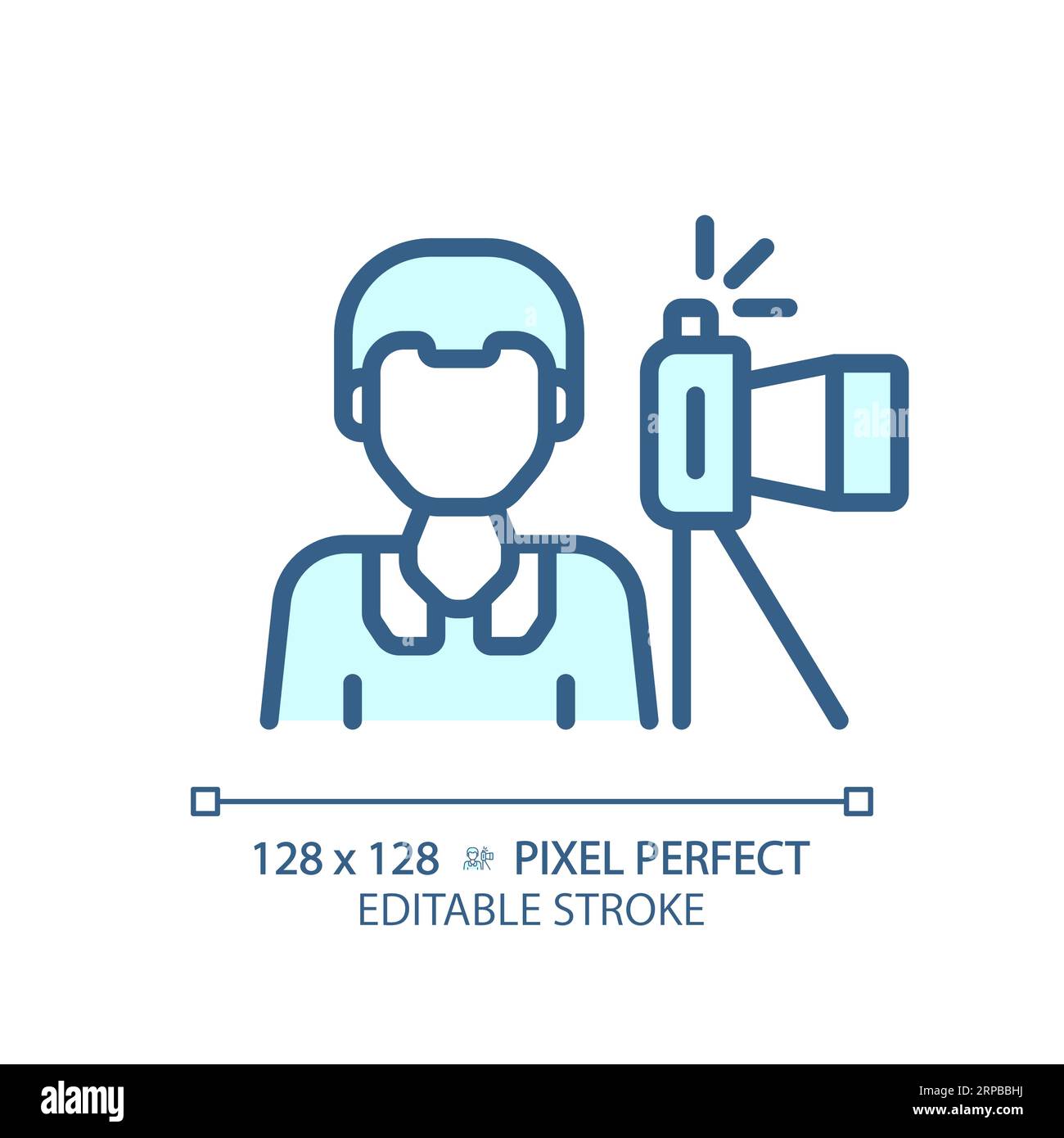 Photojournalist news media icon hi-res stock photography and images - Alamy