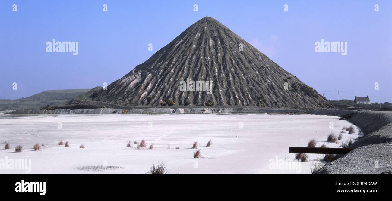 2002 historical archive photo of Carluddon Tip* a "Cornish Pyramid ...