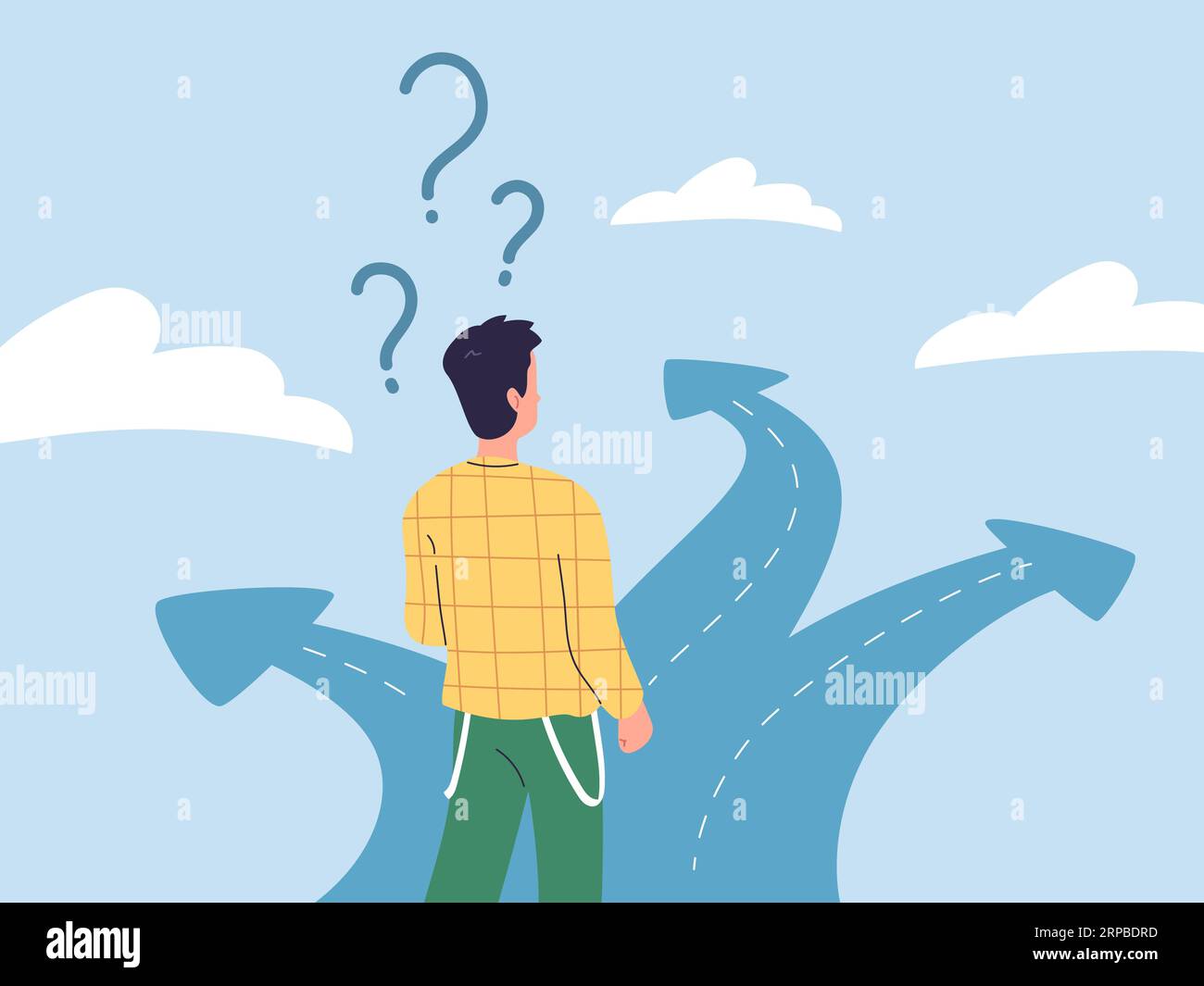 Career paths illustration hi-res stock photography and images - Alamy