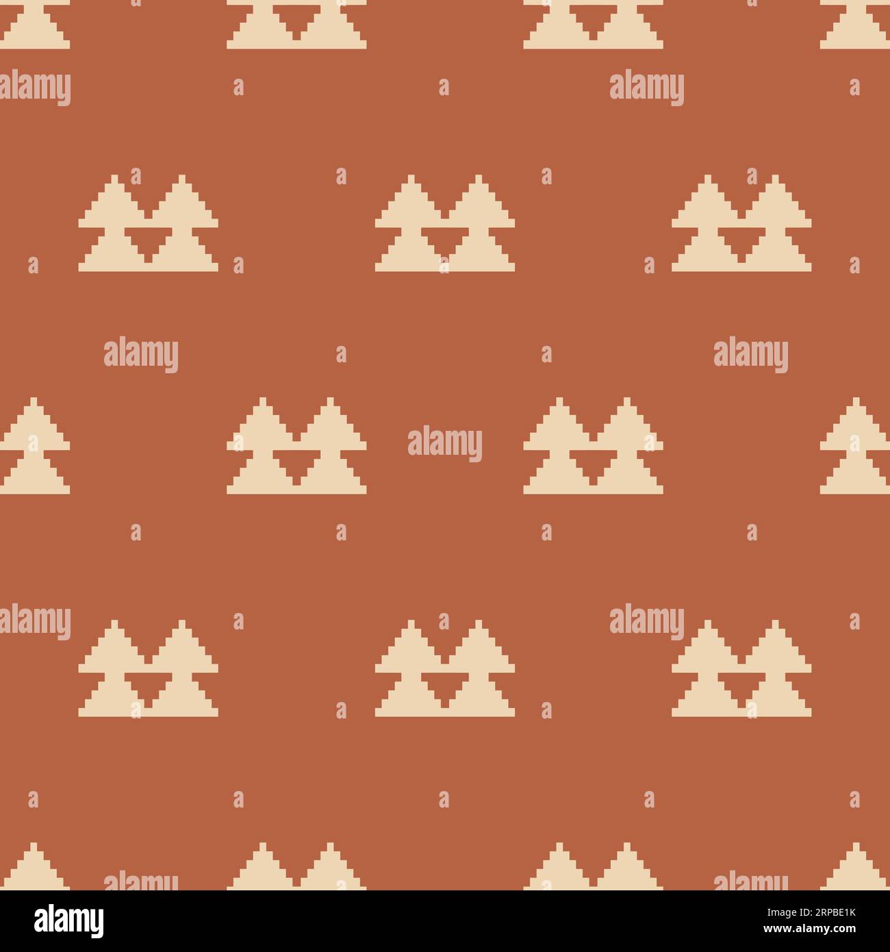 Minimal Scandinavian Southwestern Seamless Pattern Stock Vector Image ...