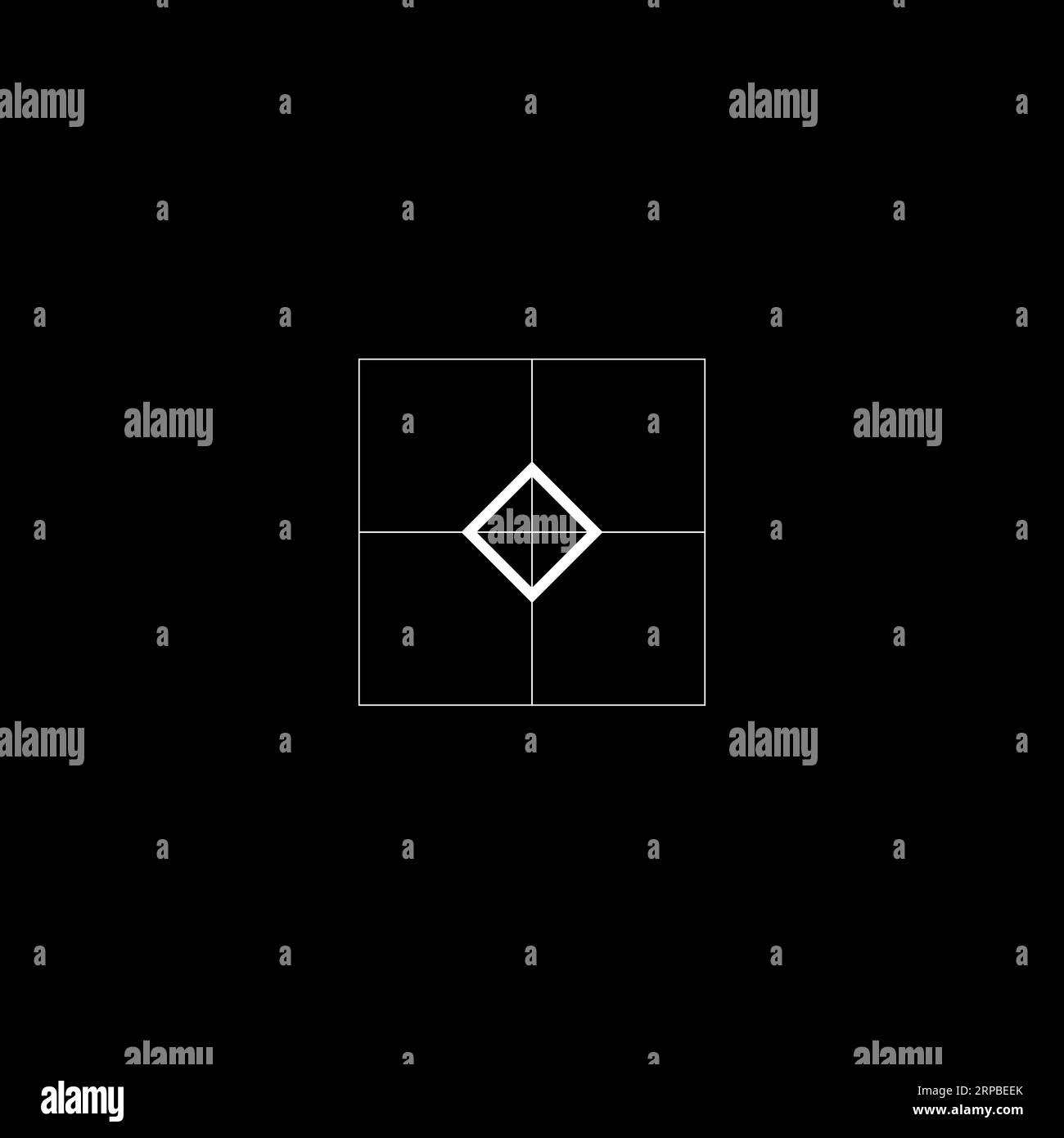 Futuristic GUI square aim, sight, HUD reticle, cyberpunk aesthetics ...