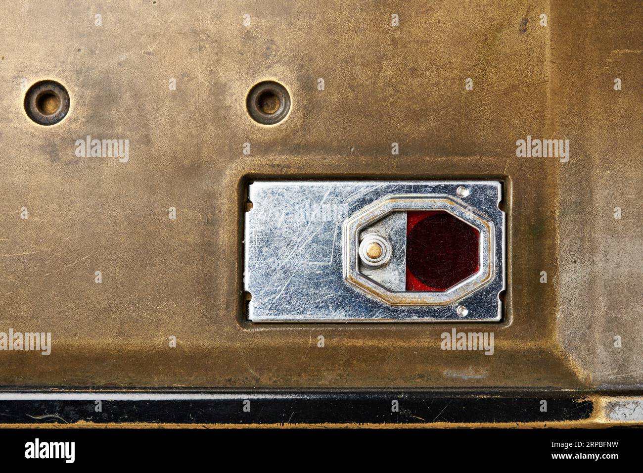 Rear cover with indicator window old retro medium format camera Stock ...