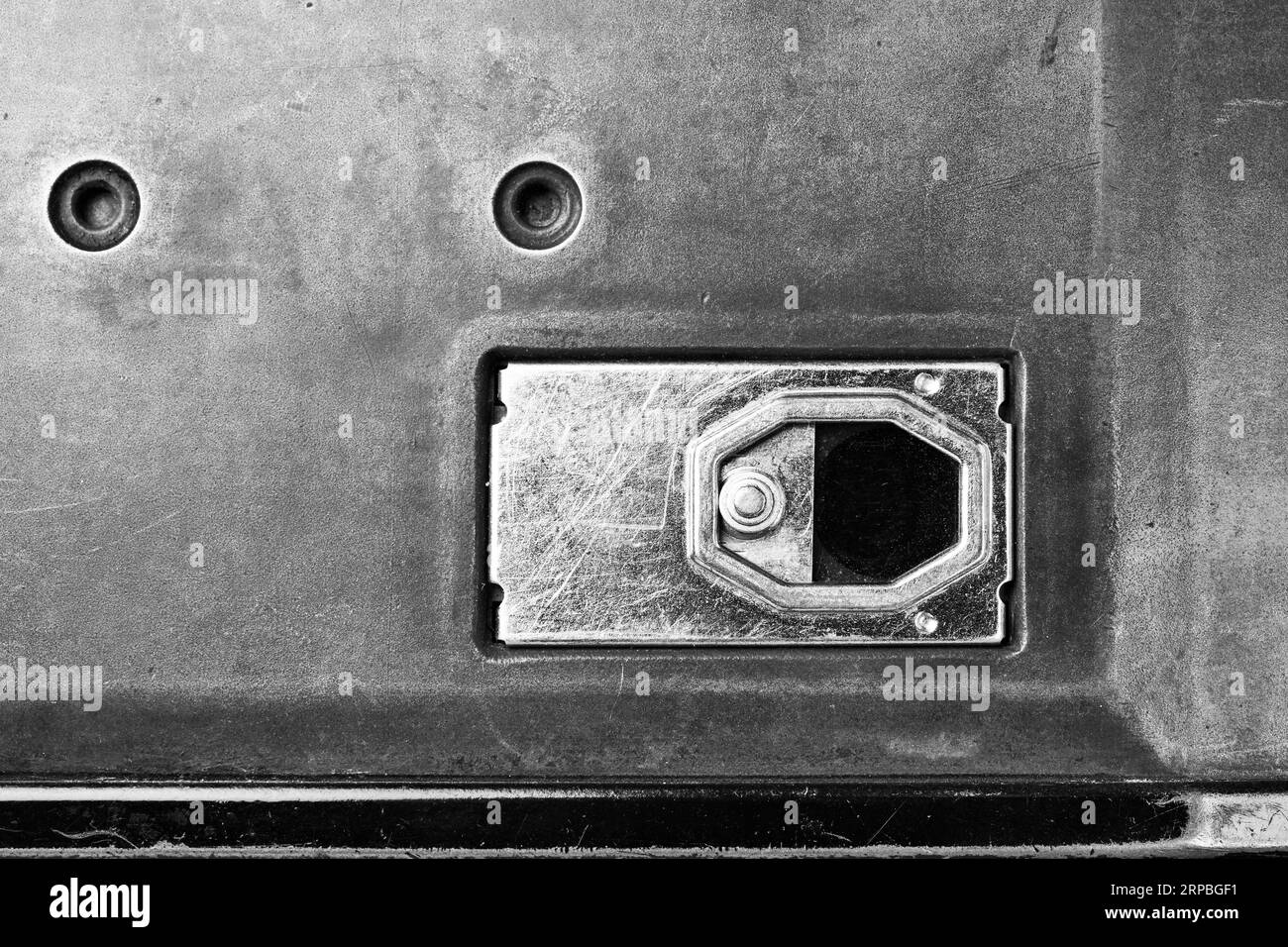 Rear cover with indicator window old retro medium format camera Stock ...