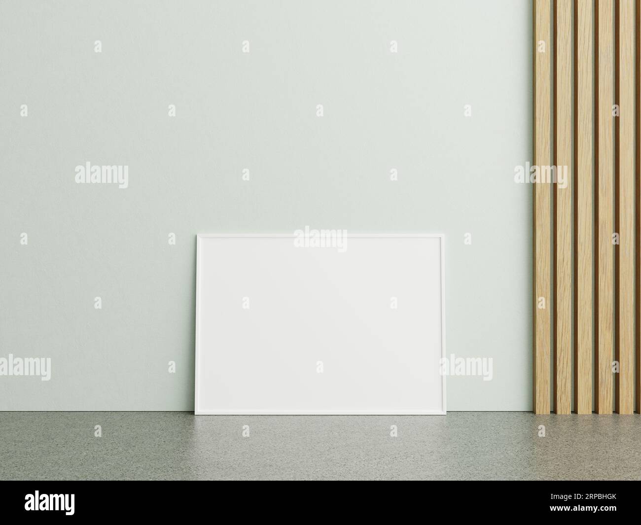 Mockup frame on floor hi-res stock photography and images - Alamy