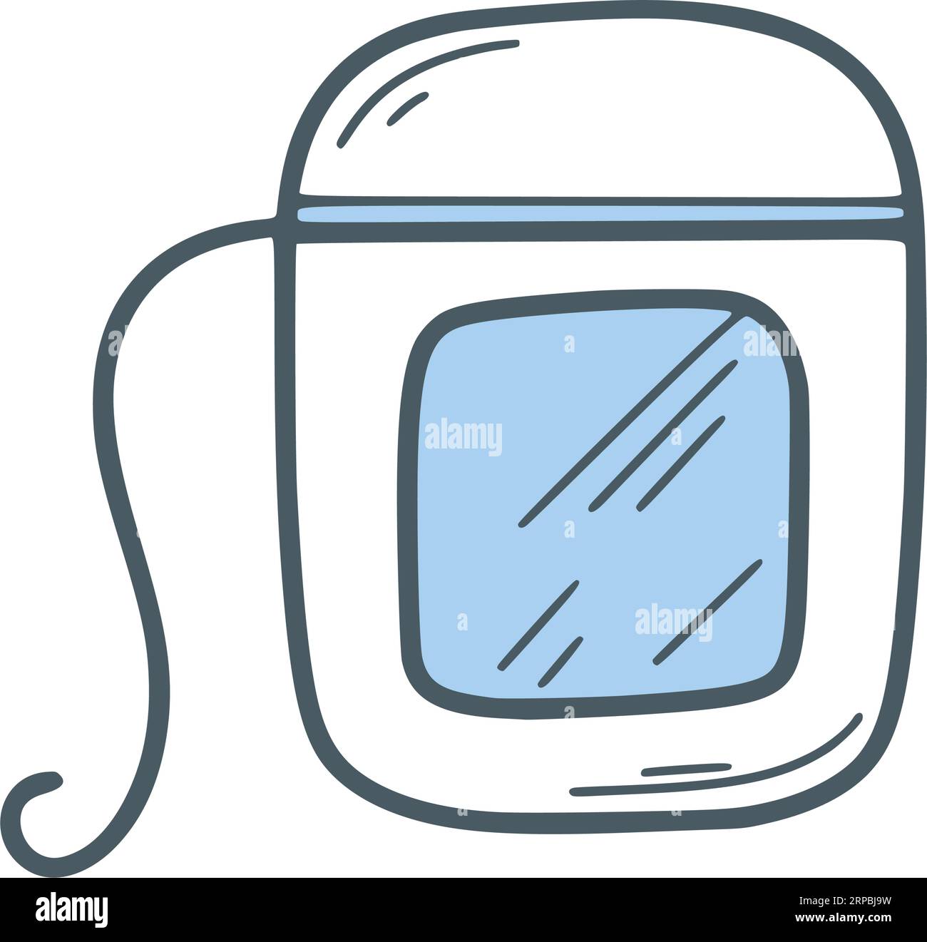 Dental floss icon simple Cut Out Stock Images & Pictures - Alamy