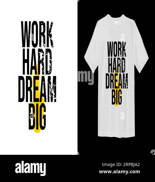 Work hard typography t shirt design, tee print, calligraphy, lettering ...