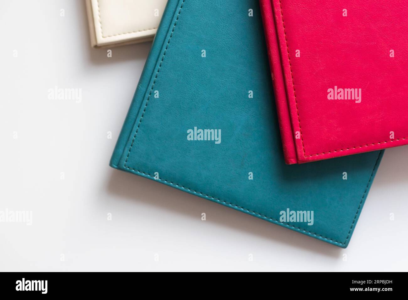 Notebooks on white background High Stock Photo - Alamy