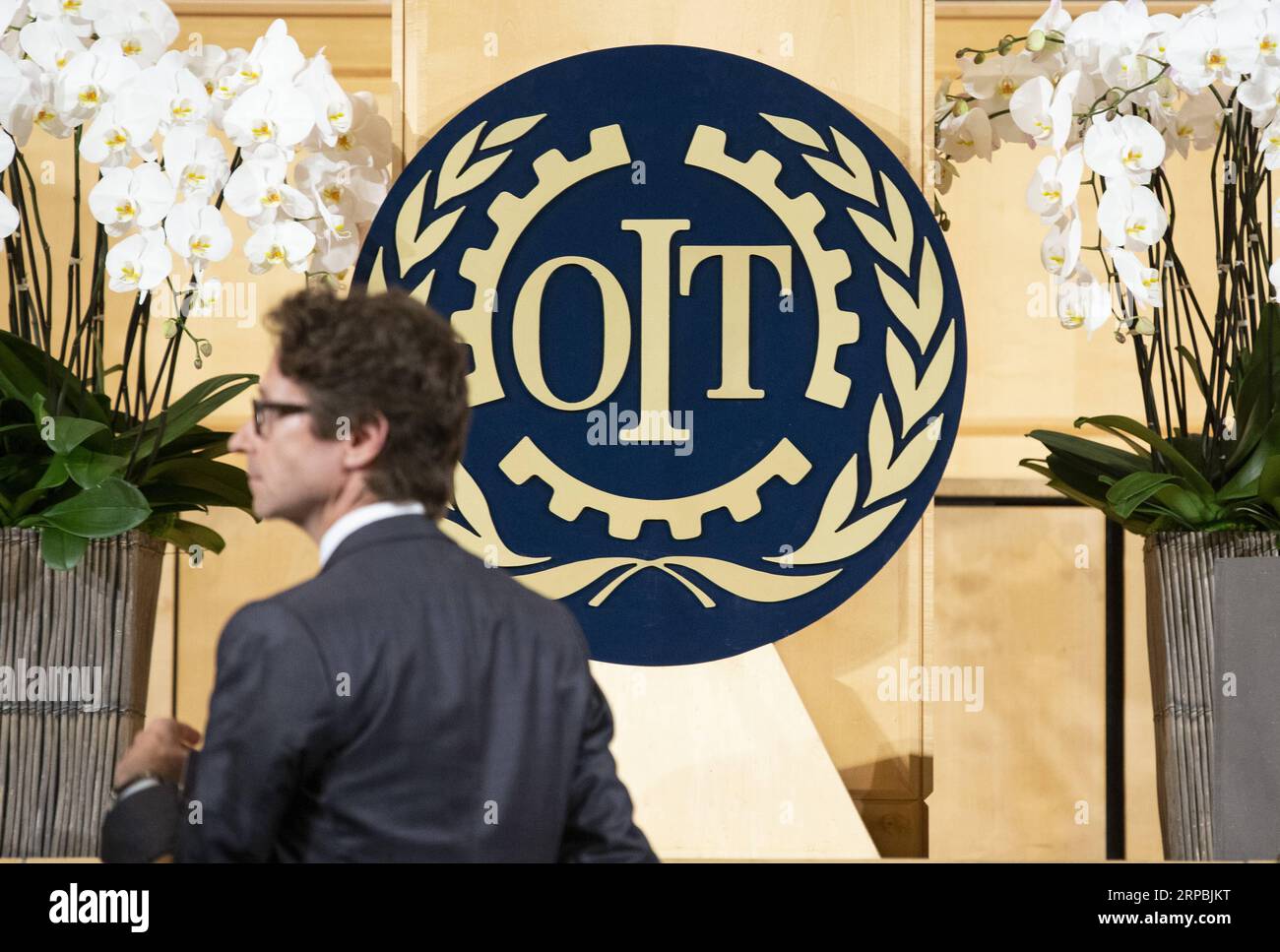 Ilo international labour organization logo hi-res stock photography and ...