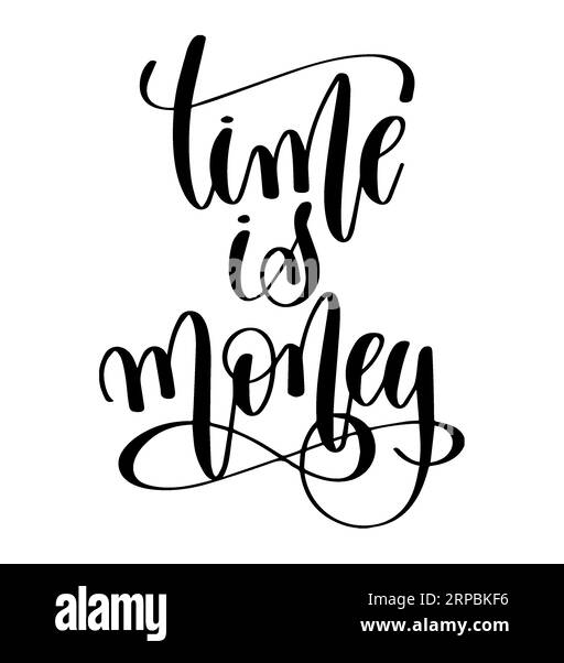 Time is money typography t shirt design, tee print, calligraphy ...