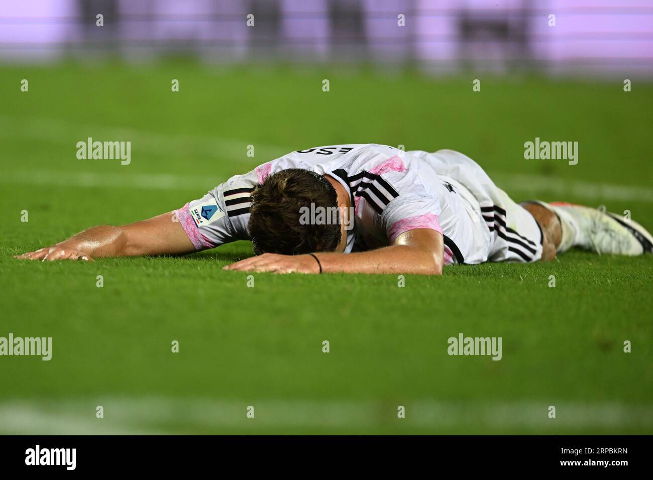 Federico Chiesa (Juventus) celebrates after scoring his team's second ...