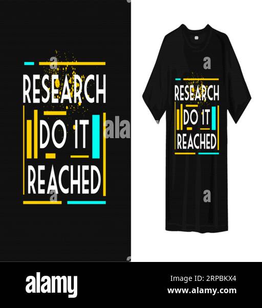 Research do it reached typography t shirt design, tee print ...